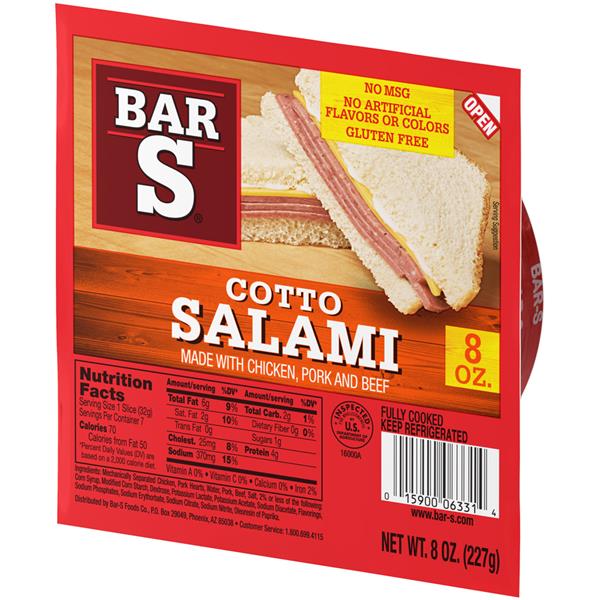 Bar-S Cotto Salami | Hy-Vee Aisles Online Grocery Shopping
