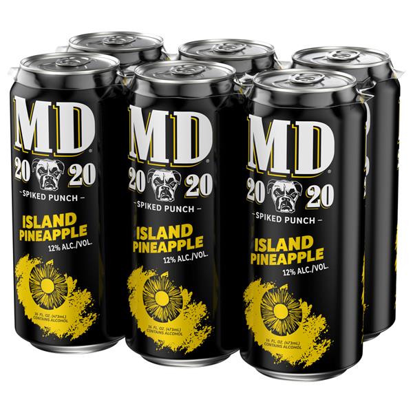 MD 20/20 Island Pineapple Spiked Punch 4Pk | Hy-Vee Aisles Online ...