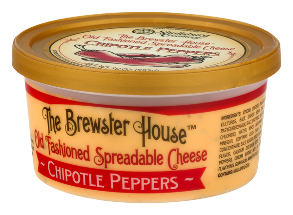 The Brewster House Old Fashioned Spreadable Cheese Chipotle Peppers ...