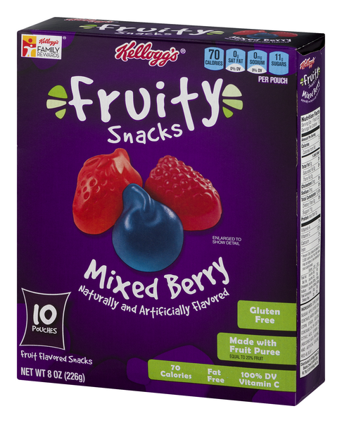 Kellogg's Fruit Snacks Mixed Berry Oz Pouches Hy-Vee Aisles