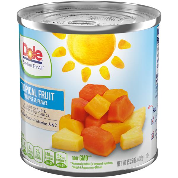 Dole Tropical Fruit In Light Syrup Passion Fruit Juice Hy Vee Dole Tropical Fruit In Light Syrup Passion Fruit Juice Hy Vee