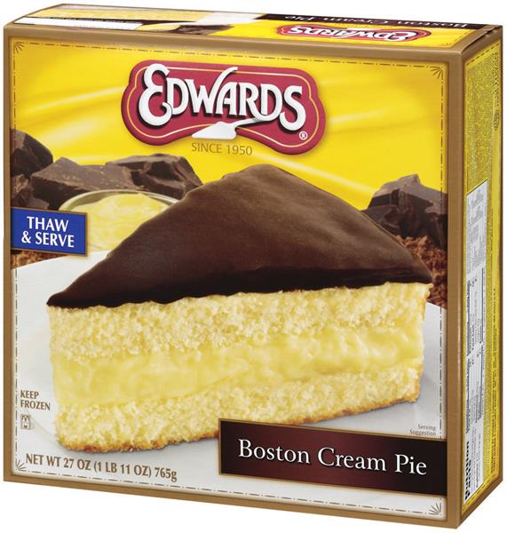 Edwards Boston Cream Thaw & Serve Pie | Hy-Vee Aisles Online Grocery ...