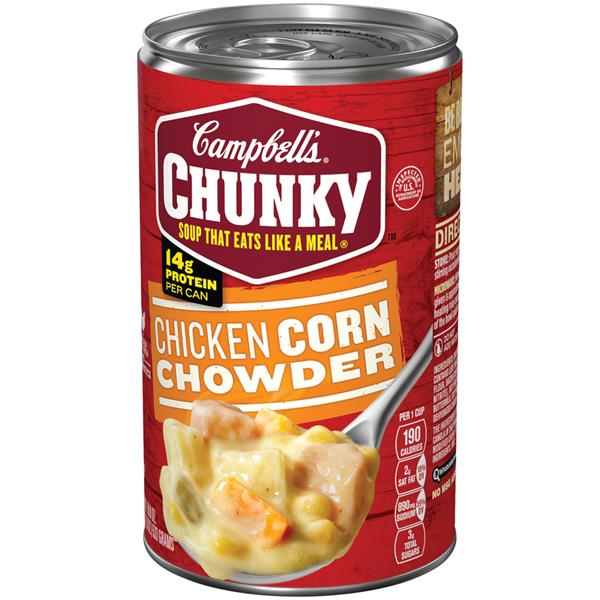 Campbell's Chunky Chicken Corn Chowder Soup | Hy-Vee Aisles Online ...