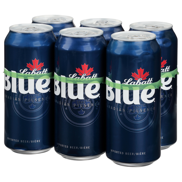 Labatt Blue, Canadian Pilsner 6Pk | Hy-Vee Aisles Online Grocery Shopping