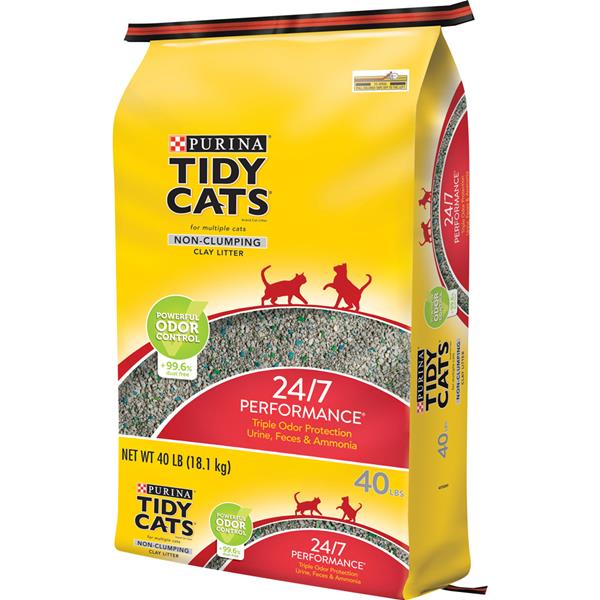 Odor Control Litter Purina Tidy Cats Clumping Cat Litter, 24/7 ...