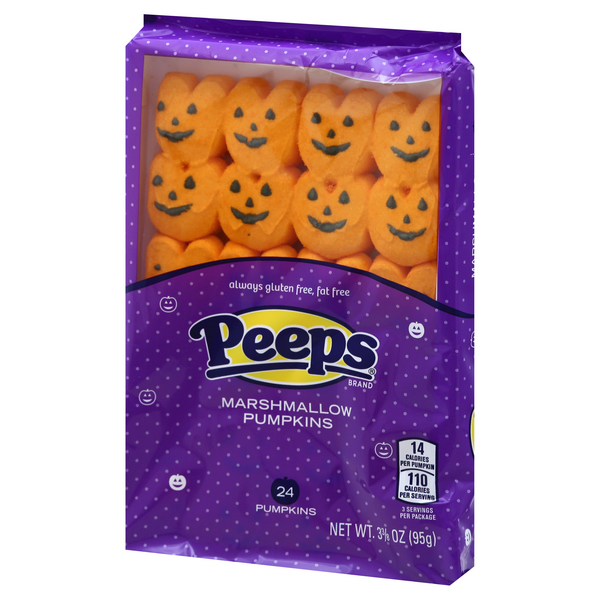 Peeps Marshmallow Pumpkins 24Ct | Hy-Vee Aisles Online Grocery Shopping