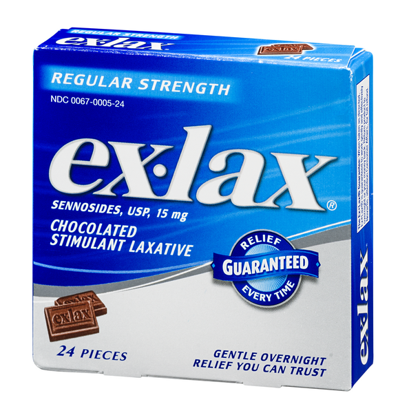 Ex-Lax Chocolated Stimulant Laxative Regular Strength | Hy-Vee Aisles ...