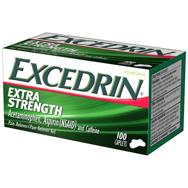 Excedrin Extra Strength Caplets | Hy-Vee Aisles Online Grocery Shopping