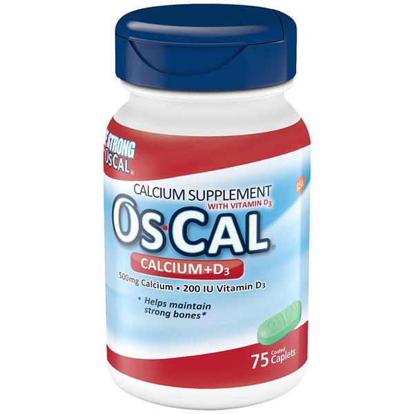 Os-Cal Calcium+D3 Supplement Coated Caplets | Hy-Vee Aisles Online ...