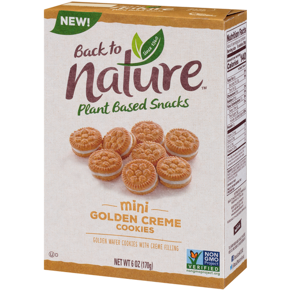 Back to Nature Mini Golden Creme Cookies 6 oz. Box | Hy-Vee Aisles ...