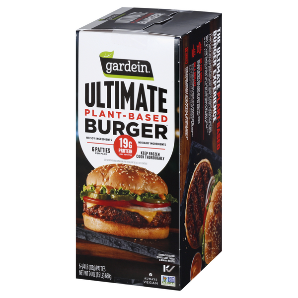 Gardein Ultimate Burger 6-1/4lb Patties | Hy-Vee Aisles Online Grocery ...