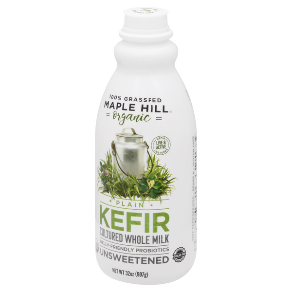 Maple Hill Creamery Organic Strawberry Whole Milk Kefir, 32, 48% OFF