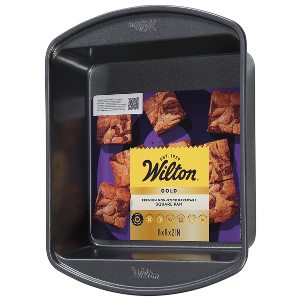 Wilton Gold Square Pan, 8x8x2 | Hy-Vee Aisles Online Grocery Shopping