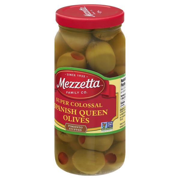 Mezzetta Super Colossal Spanish Queen Olives Pimiento Stuffed | Hy-Vee ...