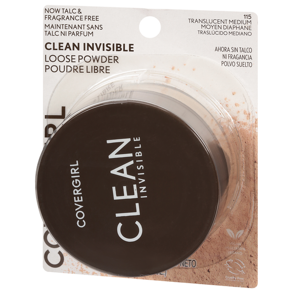 Covergirl Clean Invisible Loose Powder, Translucent Medium 115 | Hy-Vee ...