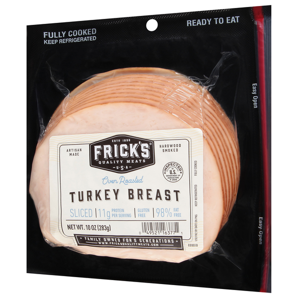 Frick's Sliced Oven Roasted Turkey Breast 10 oz | Hy-Vee Aisles Online ...