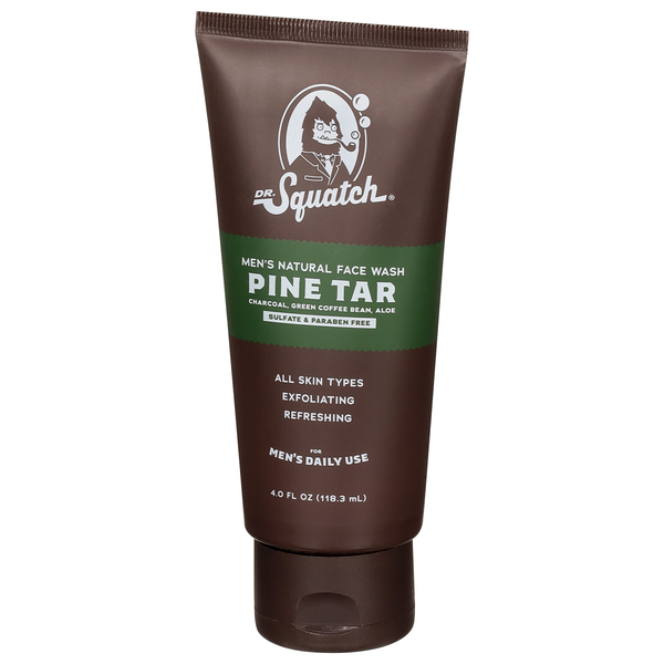 Dr. Squatch Pine Tar Men's Natural Face Wash | Hy-Vee Aisles Online ...