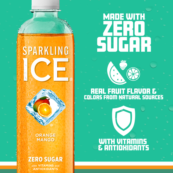 Sparkling Ice Zero Sugar Orange Mango Sparkling Water | Hy-Vee Aisles ...