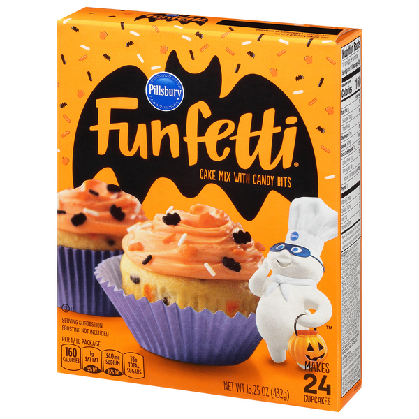 Funfetti Makes A Winter Vanilla Cake Mix With Blue Candy
