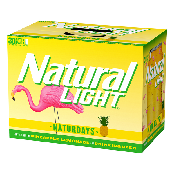 Natural Light Naturdays Pineapple Lemonade Beer 30Pk | Hy-Vee Aisles ...
