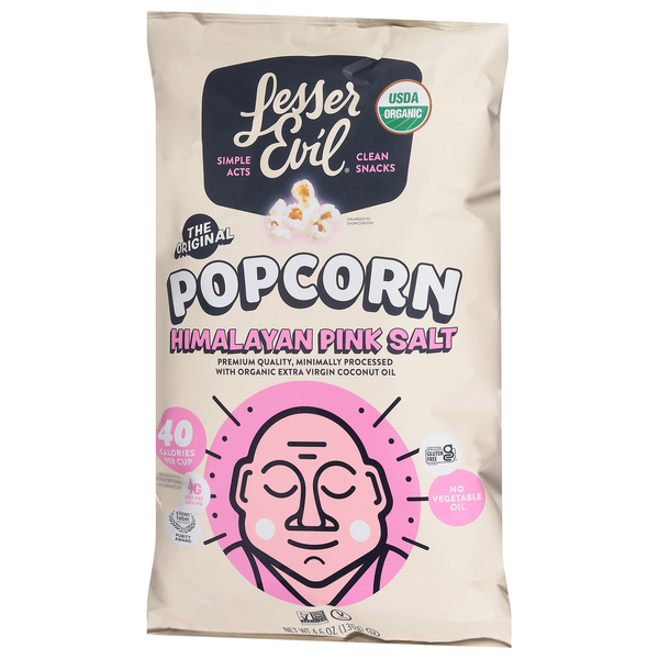 Lesser Evil Buddha Bowl Himalayan Pink Organic Popcorn | Hy-Vee Aisles ...