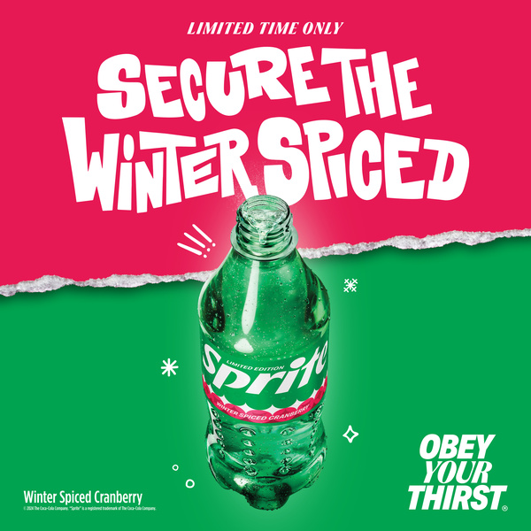 Sprite Limited Edition Winter Spiced Cranberry Soda 6Pk | Hy-Vee Aisles ...
